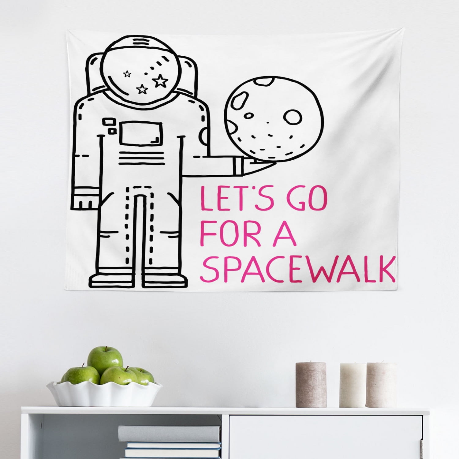 Outer Space Tapestry, Planetary Circles with Geometric Neptune Astral ...