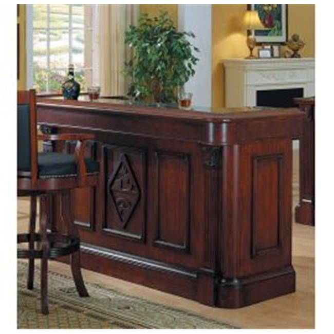 East Coast Innovators Monticello Back Bar - Distressed Walnut - Walmart.com