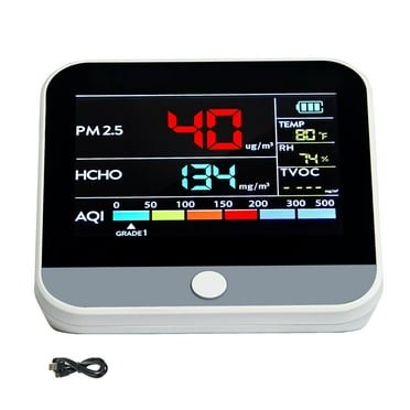 Temtop P600 Particle Meter, PM2.5 PM10 Air Quality Monitor, Smoke ...