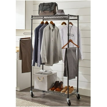 Better Homes and Gardens Double Hanging Garment Rack, Bronze - Walmart.com