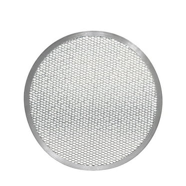 Mainstays Uncoated 16" Steel Pizza Pan Screen, Crisper, Large, Gray ...