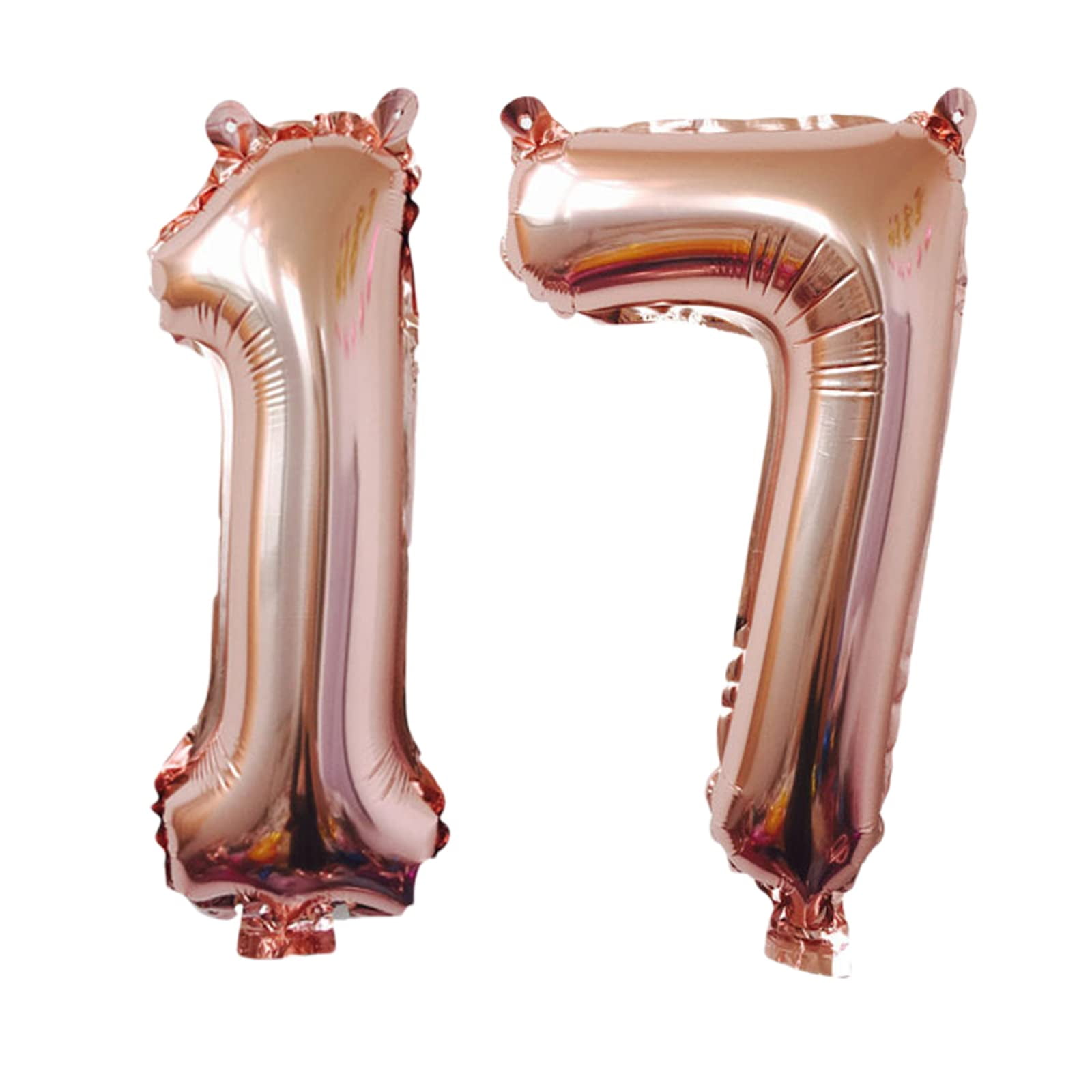 Number 17 Balloons 32 Inch Digital Balloon Alphabet 17th Birthday ...