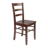 Winsome Benjamin Ladder-Back Chairs, 2-PC Set, Walnut Finish - Walmart.com