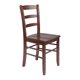 Winsome Wood Benjamin Ladder-Back Chairs, 2-PC Set, Walnut Finish ...
