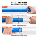BENTISM 2'' x 50' Flexible PVC Swimming Pool Drain Backwash Hose ...