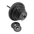 CAP Barbell 300-lb Cast Iron Olympic Weight Set (Includes 7' Bar ...