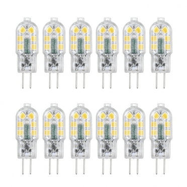 Rayhoo 10pcs G4 LED Bulb Bi-Pin Base Light Bulb Lamps 3W AC DC 12V Equivalent to 20W T3Halogen ...