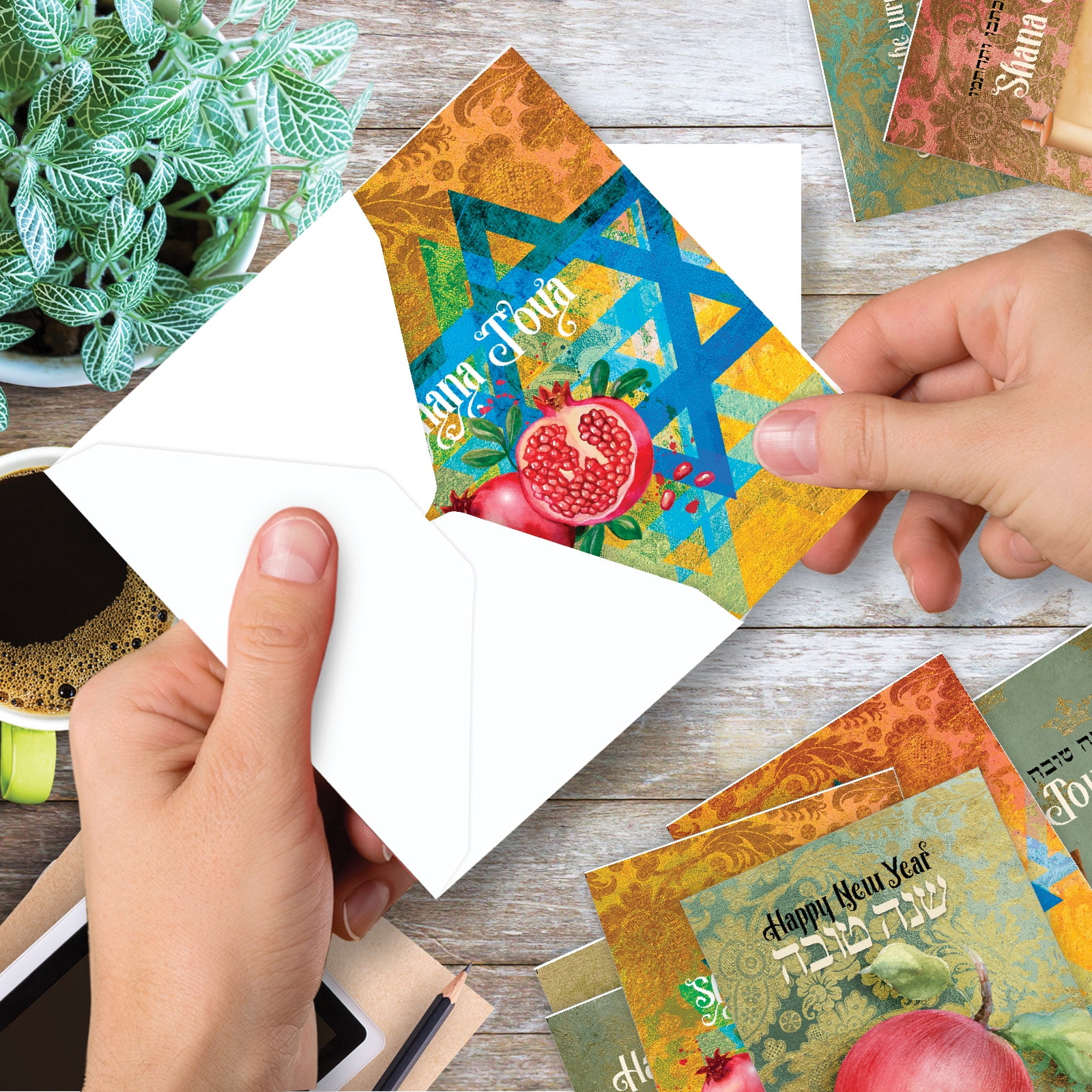 20 Rosh Hashanah Cards Assorted (10 Designs, 2 Each) – Shana Tova ...