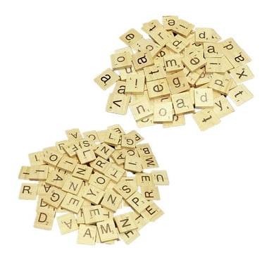RONYOUNG 200PCS Scrabble Tiles, Wooden Letter Tiles, A-Z Capital ...