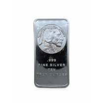 10 oz Silver Bar - PAMP Lady Of Liberty (Sealed) - Walmart.com