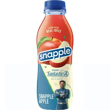 Snapple Natural Zero Sugar Apple Juice, 16 fl oz, 6 Bottles Case ...