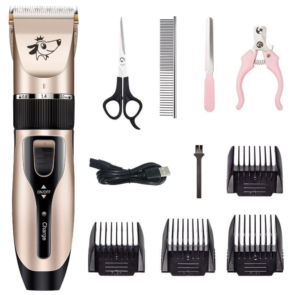Pet Grooming Hair Hair Cutter Low Noise Dog Cat Hair Trimmer Cutter ...