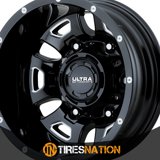 17" Black With Natural Accents Hunter Dually 003 Wheel by Ultra Wheel ...