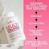 Cognitune Multi Collagen Supplement 2000mg with Biotin Hyaluronic Acid ...