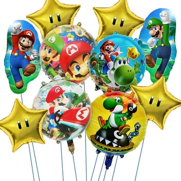 Super Mario Bros Backdrop,Mario Birthday Party Banner Background for ...