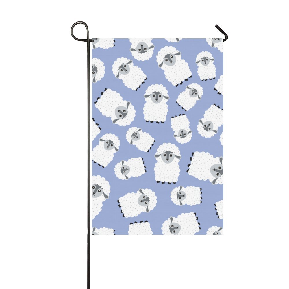 MKHERT Cute Sheep Garden Flag Outdoor Flag 12x18 inch - Walmart.com