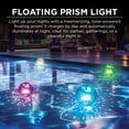(2 pack) Merkury Innovations HGLO Floating LED Prism Pool Light, Color ...