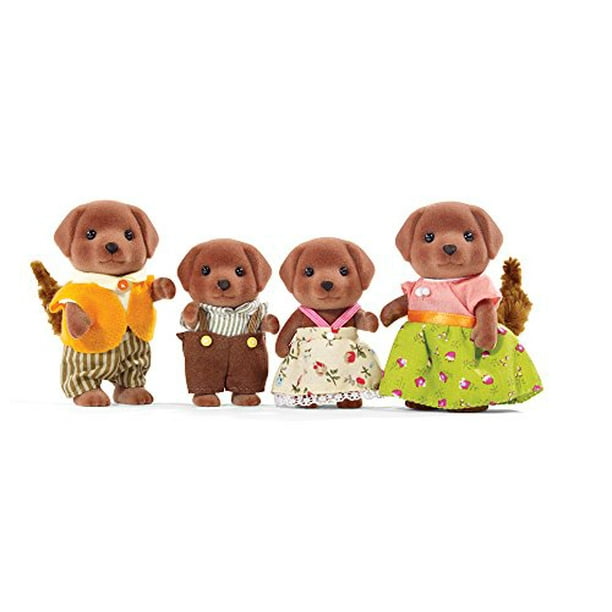 calico critters cc1454 chocolate juego de muñecas de la familia ...