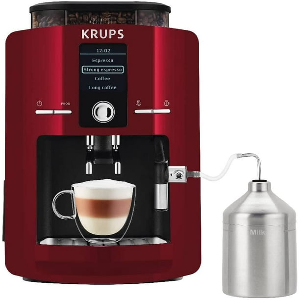 Cafetera Espresso Automática Krups Quattro Force 1450 W Roja EA825511 ...