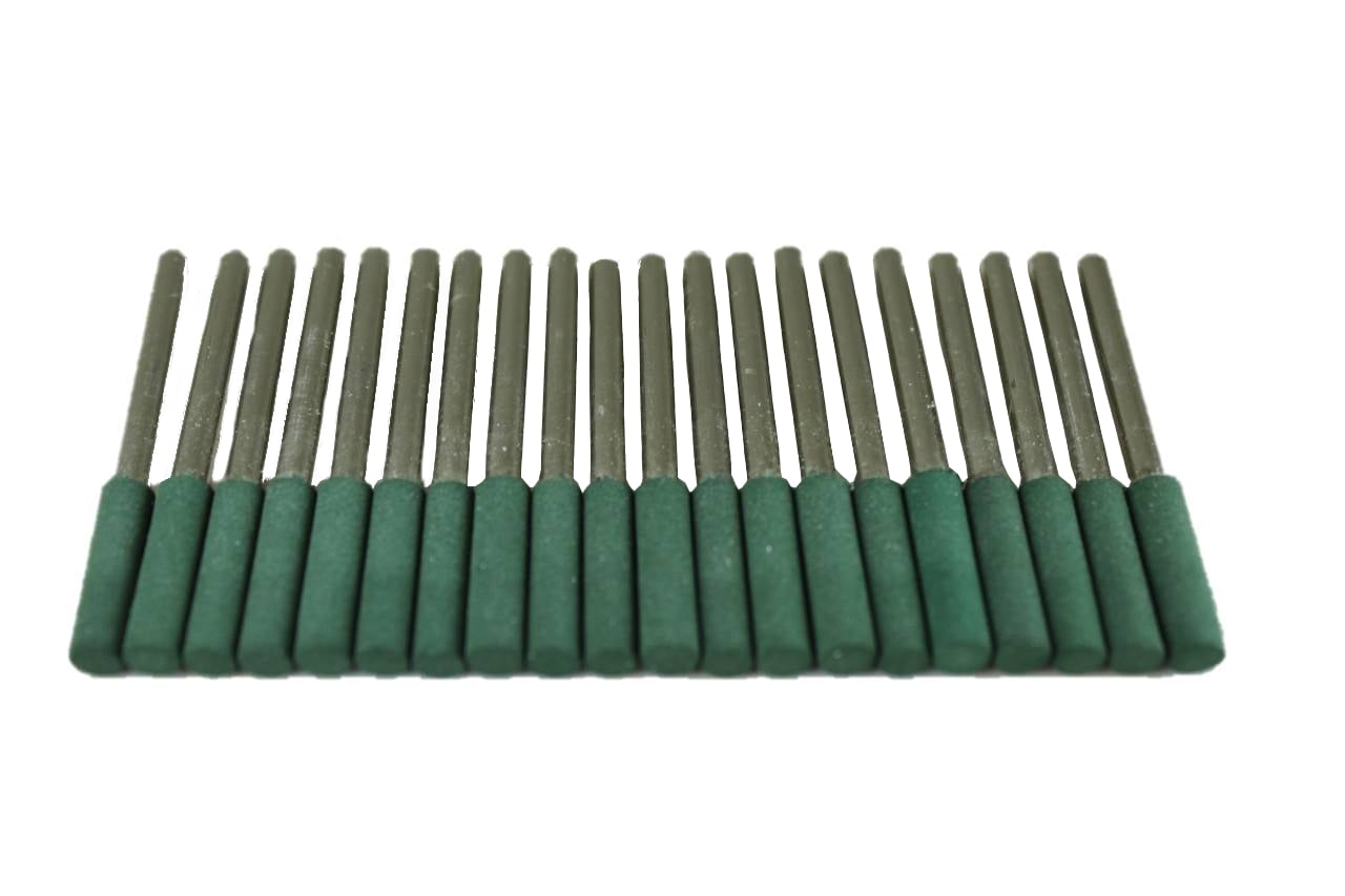 TEMO 20 pc 4.5 mm (3/16 Inch) Cylinder Rubber Rotary Tool Polishing ...