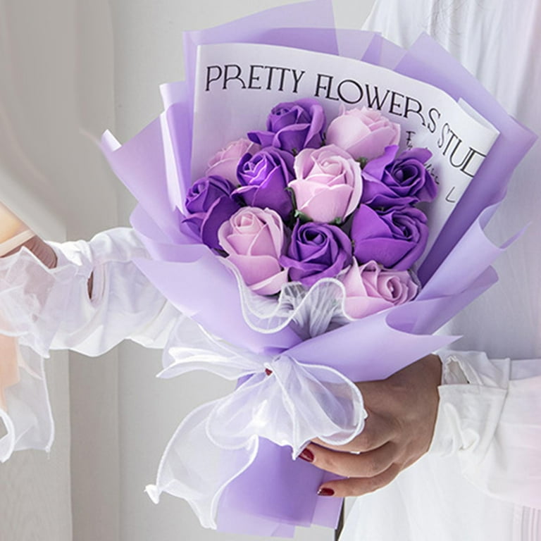 Violet Rose Bouquet