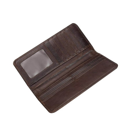 Men's Vintage Long Bifold Wallets Purse For Men | Walmart Canada