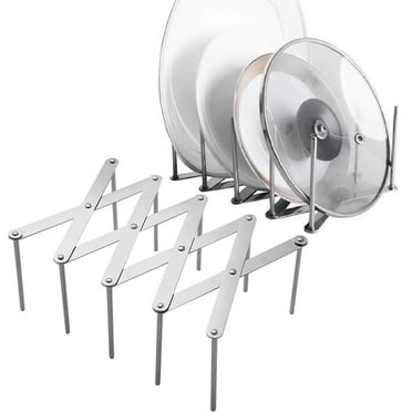 Cuisinel Cookware Shelf Stand - 5-Tier Stacker Pan Organizer for ...