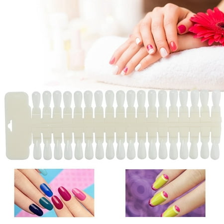 Novice Record Nail Color Card, Perfect Display Nail Gel Display Cards ...