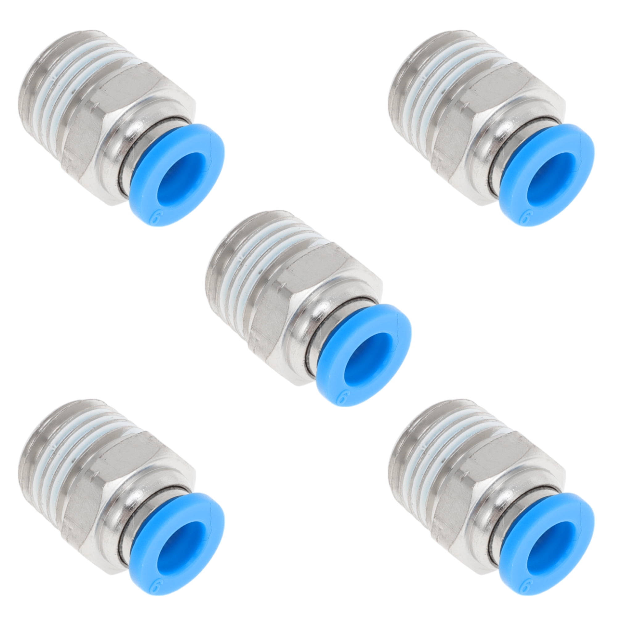 Conectores de aire de 1/4" con rosca macho, 5 piezas, plástico ...