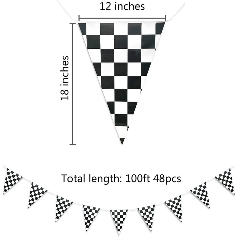 Triangular Checkered Banner