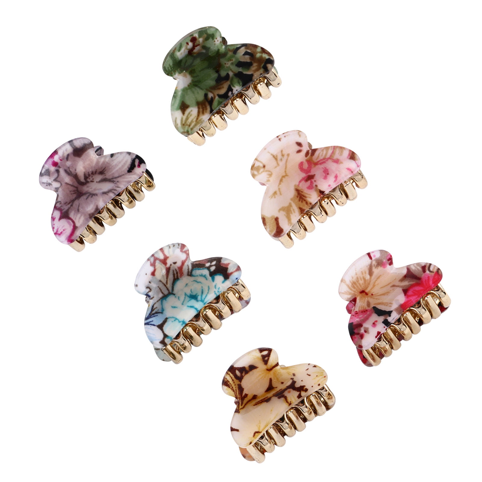 Click here for Showeroro Hair Clips Small Claw Acrylic Smooth Sur... prices