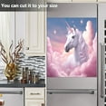 Pink Cloudy Unicorn Dishwasher Magnet Covers for The Front Magnetic ...