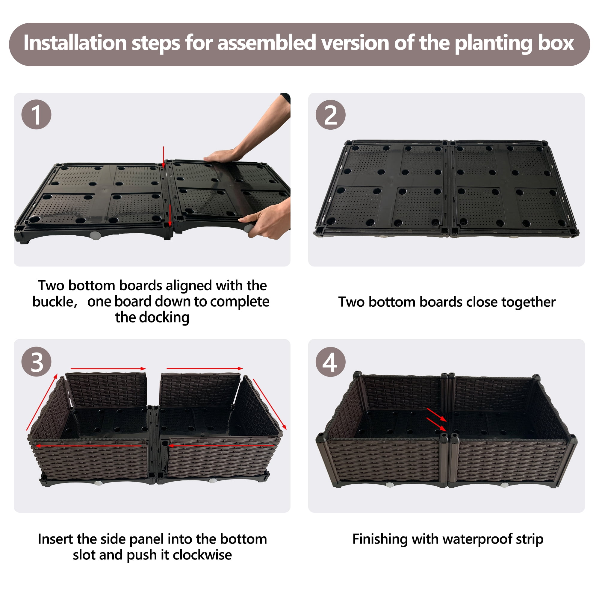 Plastic Garden Trug On Wheels | Fasci Garden