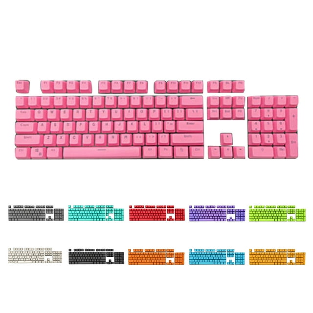 UDIYO 104Pcs Key PBT Multicolor Backlight Mechanical Keyboard Keycap ...