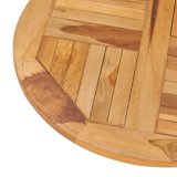 vidaXL Rotating Table Disk Solid Teak Wood - Walmart.com