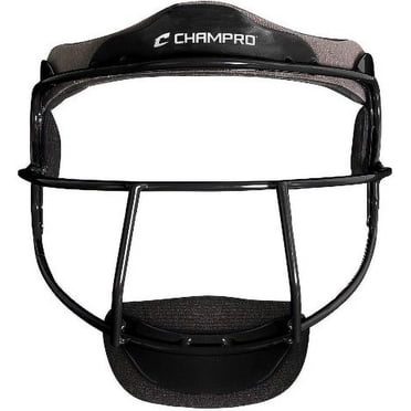 CHAMPRO Heavy-Duty Baseball/Softball Adult Umpire Face Mask with Ergo ...
