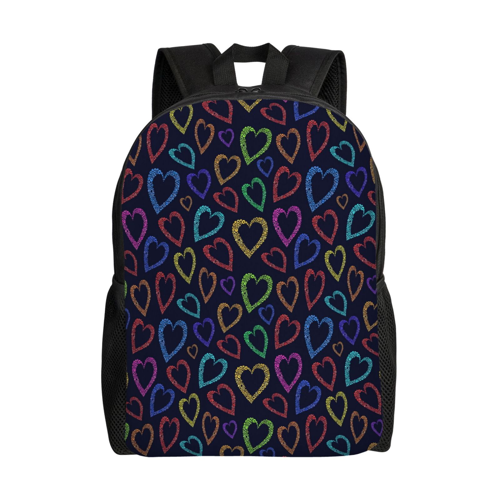 Disketp Colored Hearts Mochila Unisex de Apertura Lateral Completa ...