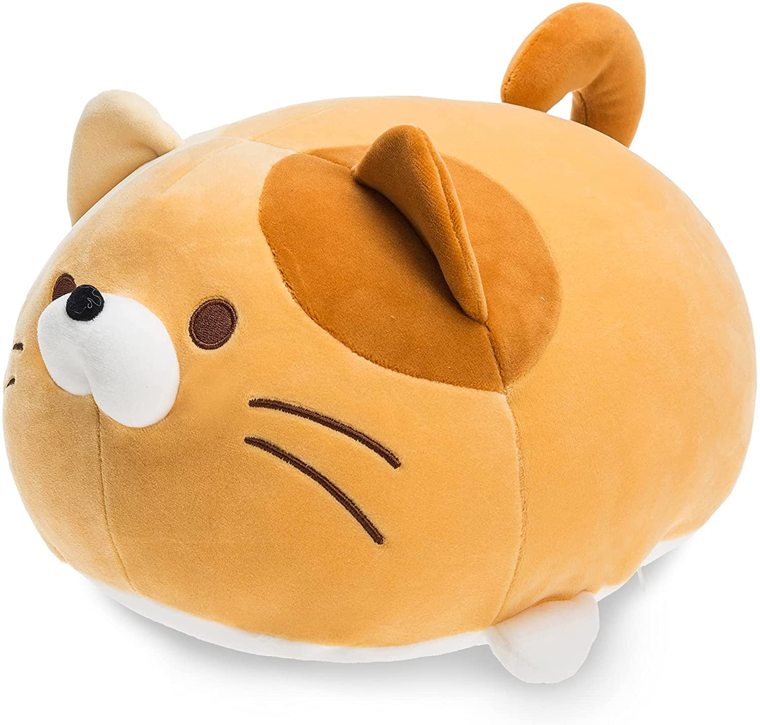 Super Soft Cat Plush Toy, Fluffy Chubby Kitty Stuffed Animal, Adorable ...