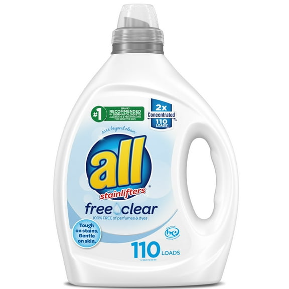 free clear, Original, Liquid Laundry Detergent for Sensitive Skin ...