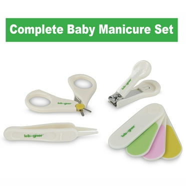 Baby Manicure Kit, 4-in-1 Baby Nail Care Set with Cute Case, Baby Nail ...