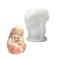 Mother Baby Figurine Silicone Candle Molds for Candle Soap Making ...