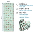 74x26 Inch Yoga Towel, Sweat Absorbent Non-Slip Mat for Hot Yoga ...