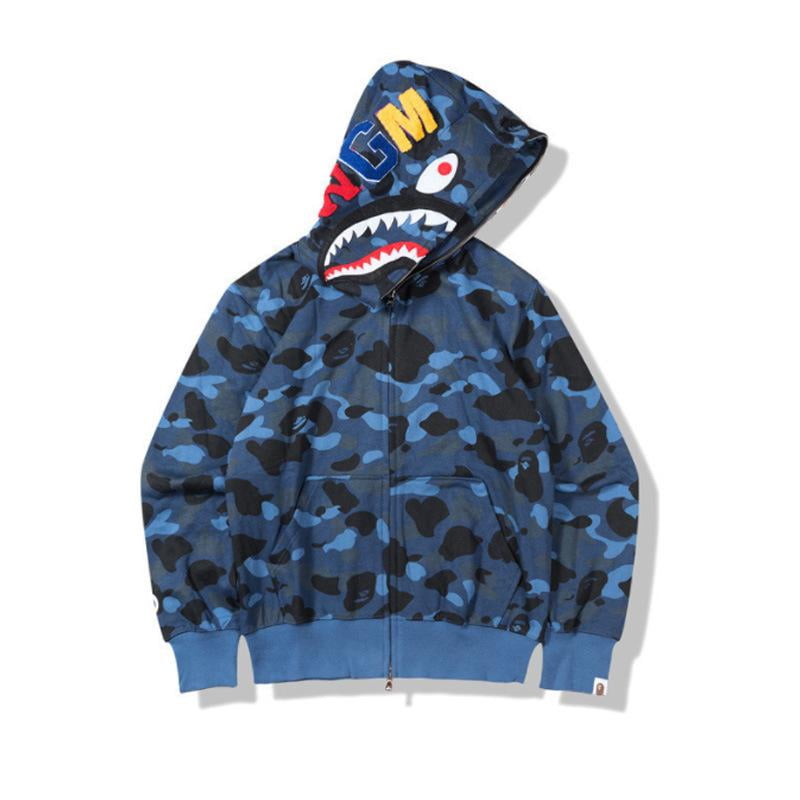 Click here for Unbranded Shark Ape Bape Hoodie Camo Print Polyest... prices