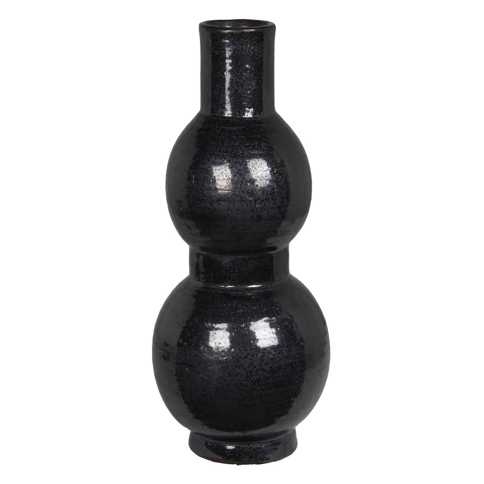 Privilege Large Ceramic Vase in Black Finish 66933 - Walmart.com