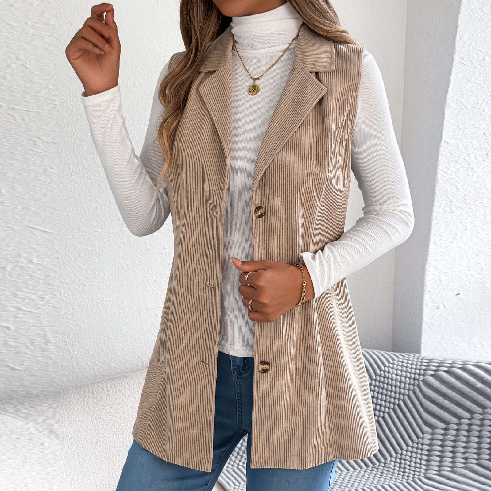 Click here for Amzcrzy Winter Vest For Women Women‘s Casual Solid... prices