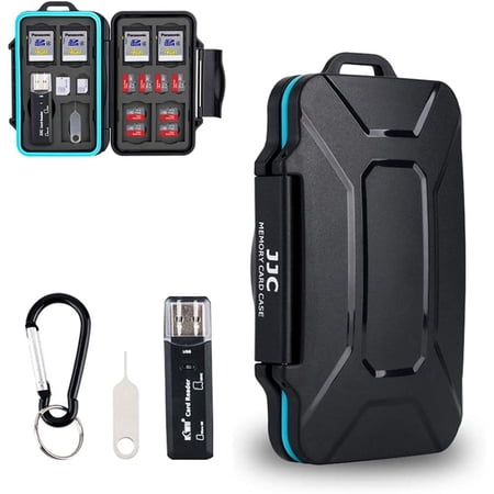 SD TF Micro SD Case Camera Memory Case Holder Organizer for 7 SD 16 TF ...