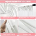 10x8FT Backdrop Curtains for Parties, Polyester Photo Fabric Curtain ...