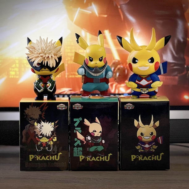 Anime Pokemon Pikachu Cos Bakugou My Hero Academia Katsuki Bakugou ...