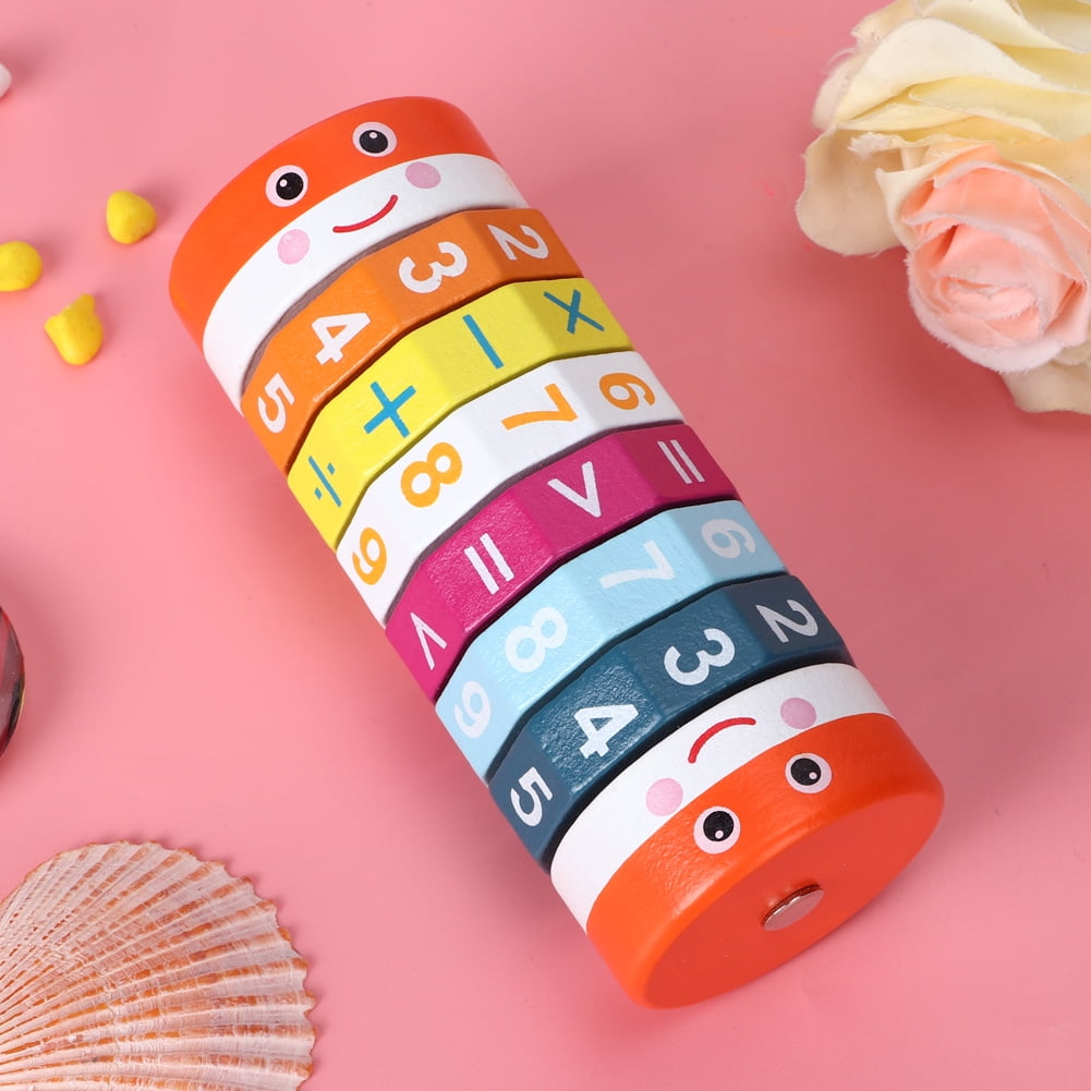 Puzzle Number Cube Puzzle Game Cube Mathematics Cube Educational Wooden ...