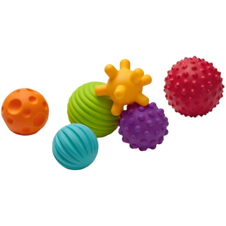 Infantino Textured Multi Ball Set - Textured Ball Set Toy for Sensory ...